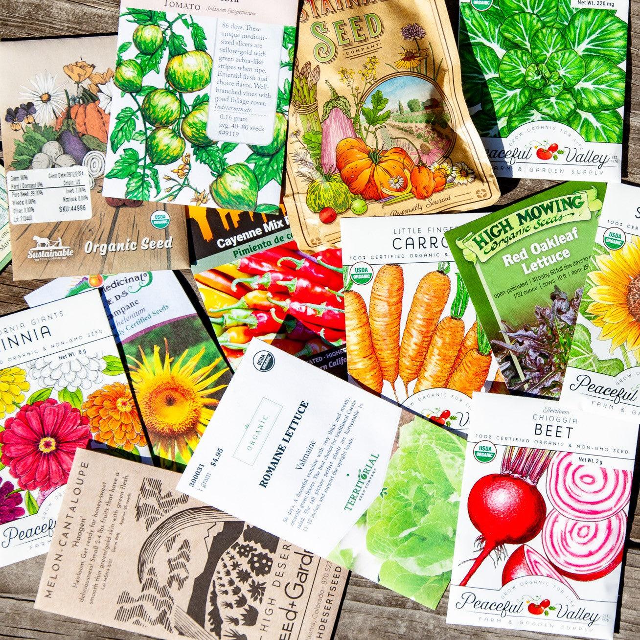 All Seed Packs | Organic, Heirloom & Non-GMO Seeds for Every Garden ...