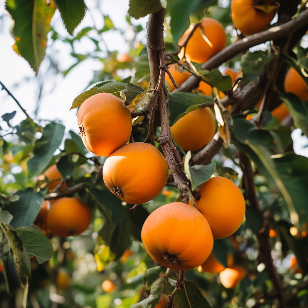 Jiro', Fuyu Persimmon Tree for Sale - Grow Organic