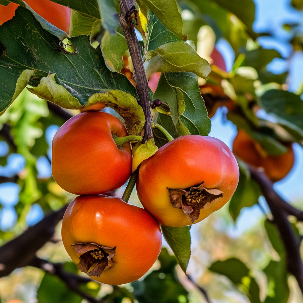 Jiro', Fuyu Persimmon Tree for Sale - Grow Organic