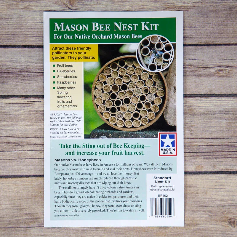 mason bee instructions