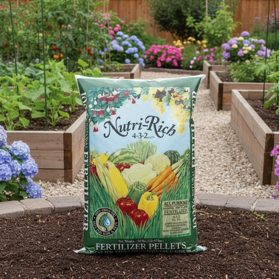 Nutri-Rich 4-3-2 Fertilizer Pellets (50 lb) - Grow Organic
