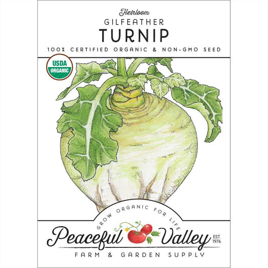 Organic & Non-GMO Turnip Seeds from $3.99 - Grow Organic