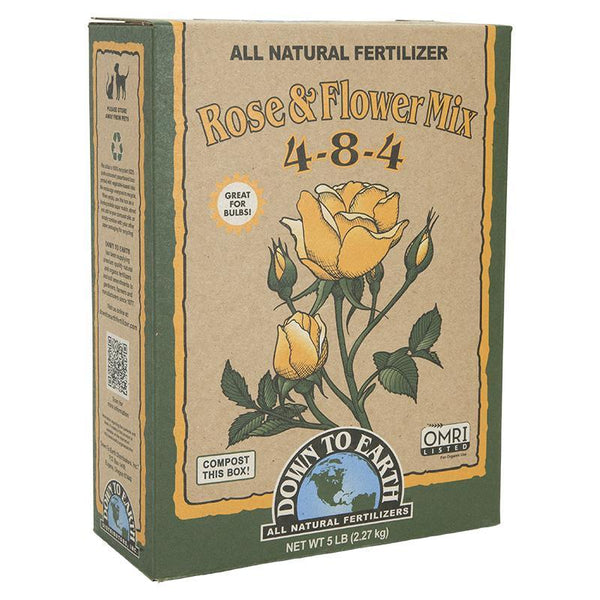 Rose, Flower & Bulb Mix 4-8-4 (5 Lb Box) - Grow Organic