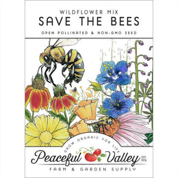 Save the Bees Wildflower Mix (pack) - Grow Organic