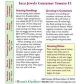 Inca Jewels Roma Container Tomato Seeds – Grow Organic