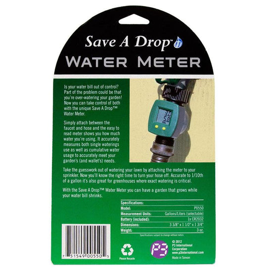 Save A Drop Water Meter - Grow Organic